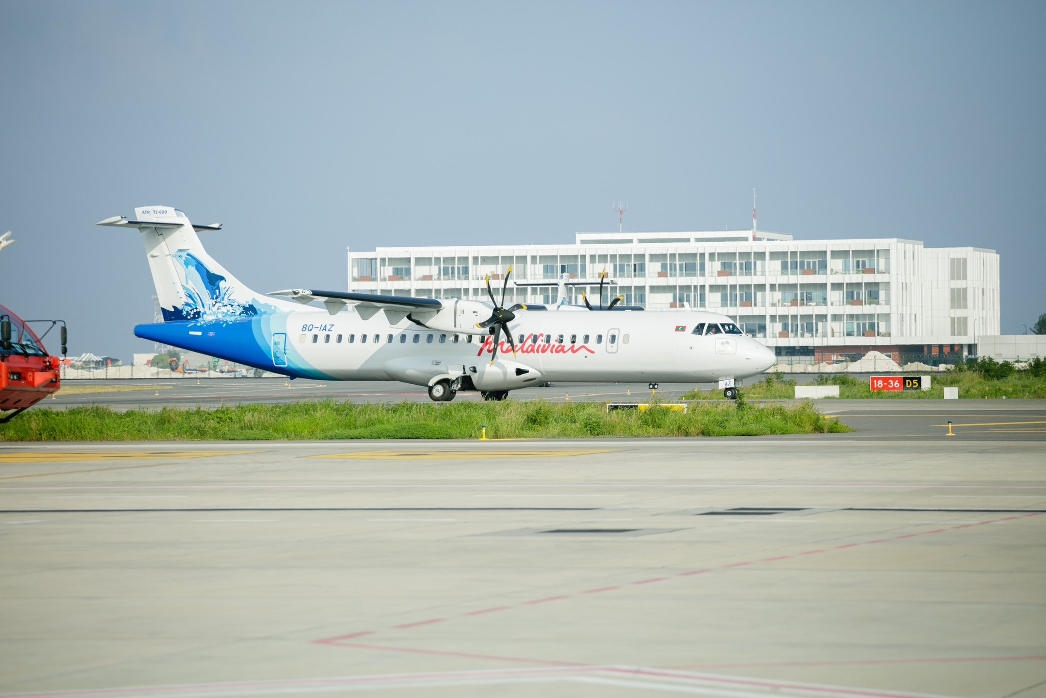 Maldivian ge aa ATR ge furathama dhathuru maadhamaa Male' in Addu Gamah ...
