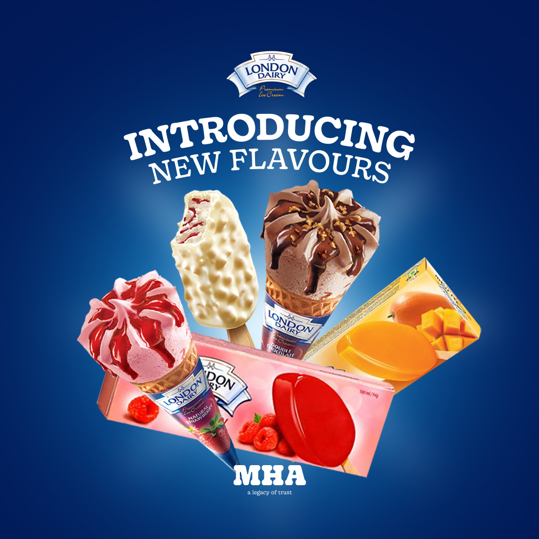 MHA in London Dairy ice cream ge aa flavour thakeh tha'aaraf koffi | Dhauru