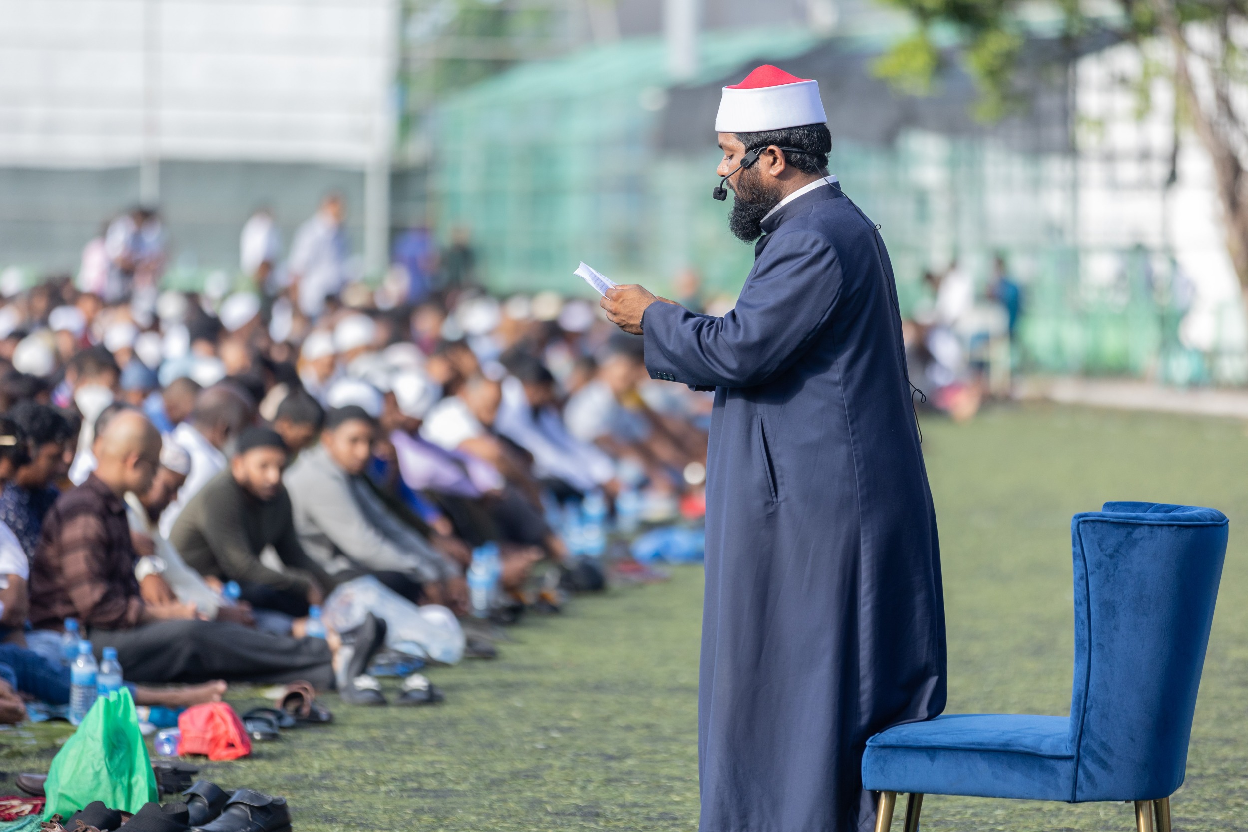 Bodu jamaa athugai Eid namaadhu kuraanee Male' sarahadhu ge 4 thaneh ...