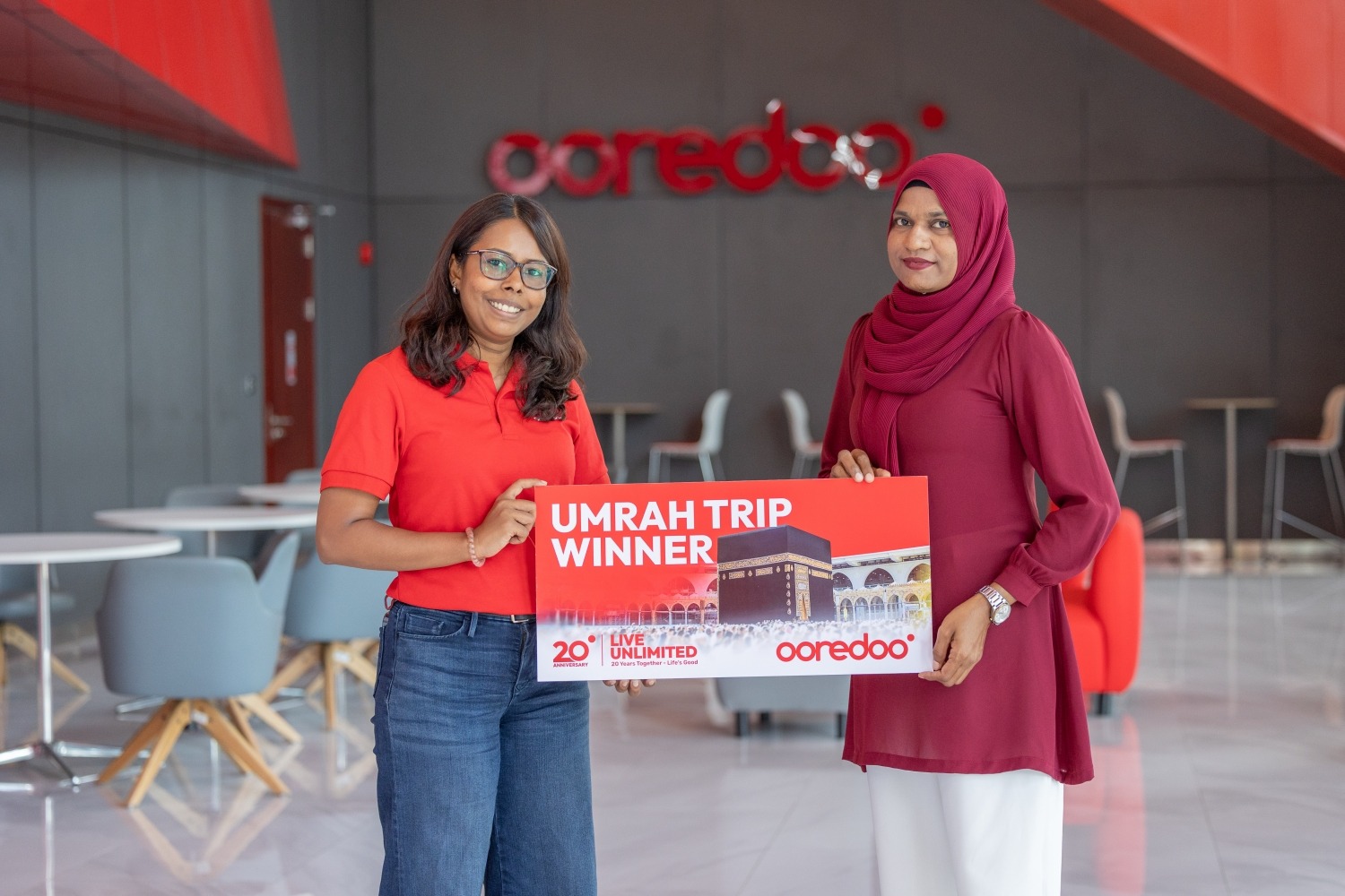 Ooredoo ge aharee campaign: 4 vana Umra dhathuru Easa Alifulhah | Dhauru